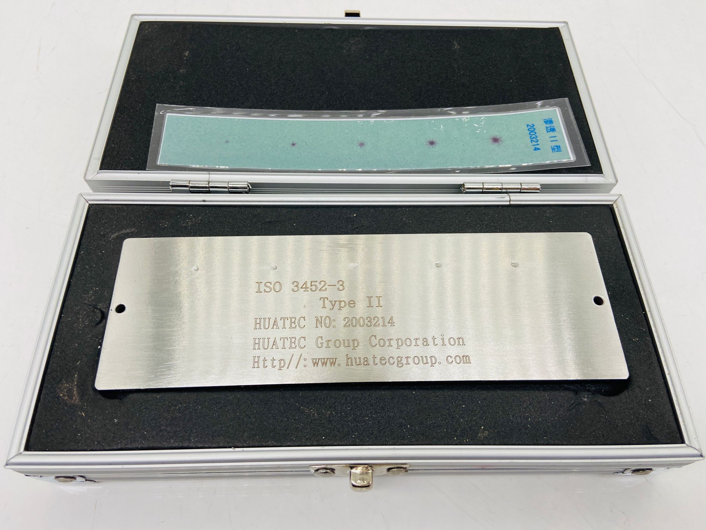 PT Équipement de test de référence pour échantillon de type II Ndt